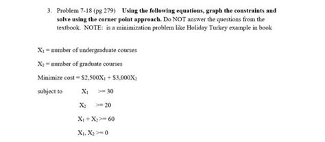solved 3 problem 7 18 pg 279 using the following