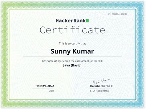 sunny kumar on linkedin java hackerrank share