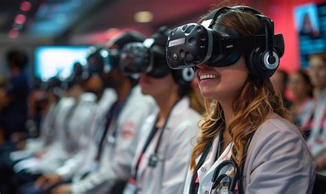 Virtual Reality VR Simulation For Medical Training Premium AI