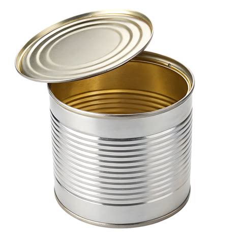 Empty Tin Can Open Top Metal Container 60119507 Png