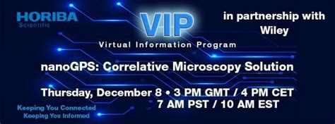 Collaborative Correlative Microscopy Horiba