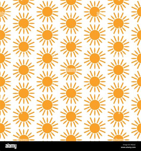 Pattern Background Sun Icon Stock Vector Image And Art Alamy