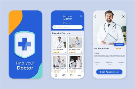 Medical App Mockup Vectors And Illustrations For Free Download Freepik