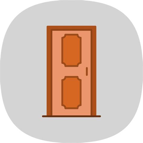 Door Flat Curve Icon 39233041 Vector Art At Vecteezy