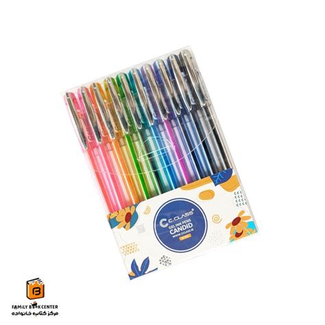 خودکار ژلی بسته ای 10 تایی Candid سی کلاس Cclass کتاب خانواده