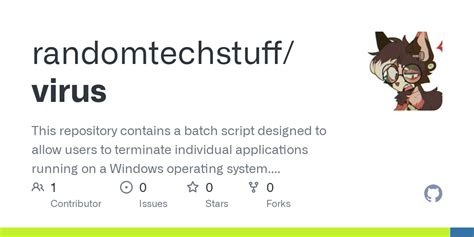 Virus Virus Bat At Main · Randomtechstuff Virus · Github
