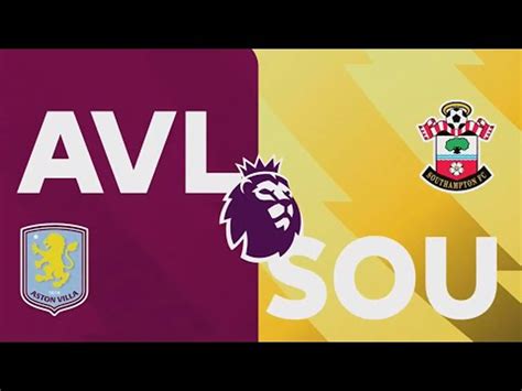 Aston Villa V Southampton Matchday 15 Preview Premier League