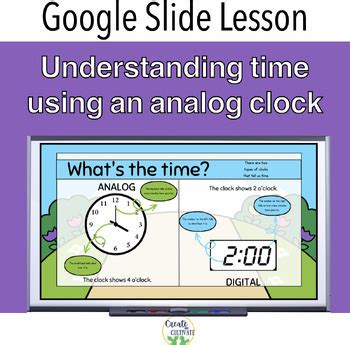 Telling Time Using An Analog Clock Day Lesson Plans By Create And Cultivate