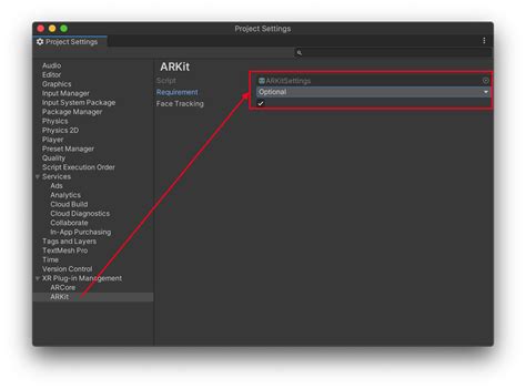 Is There A Configuration Setting Somewhere For Marking ARFoundation As Not Required In IOS