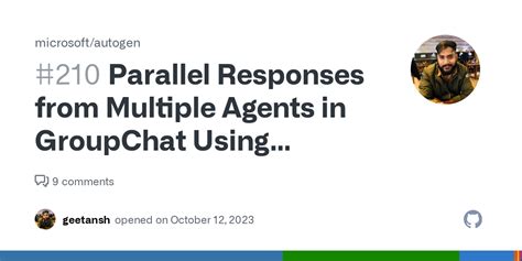 Parallel Responses From Multiple Agents In Groupchat Using Autogen
