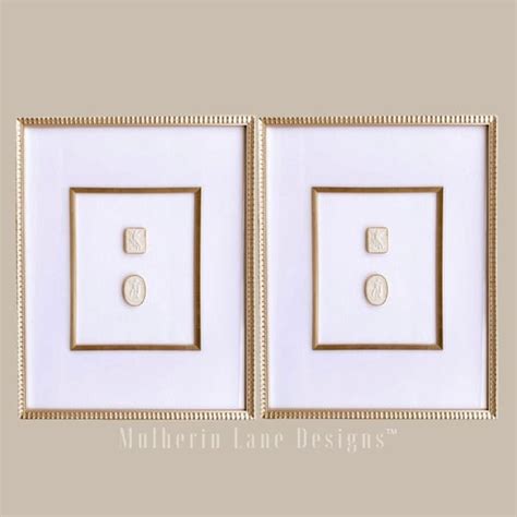 Framed Intaglios Art Etsy