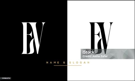 Ev Ve 추상 문자 로고 모노그램 0명에 대한 스톡 벡터 아트 및 기타 이미지 0명 2015년 각도 Istock