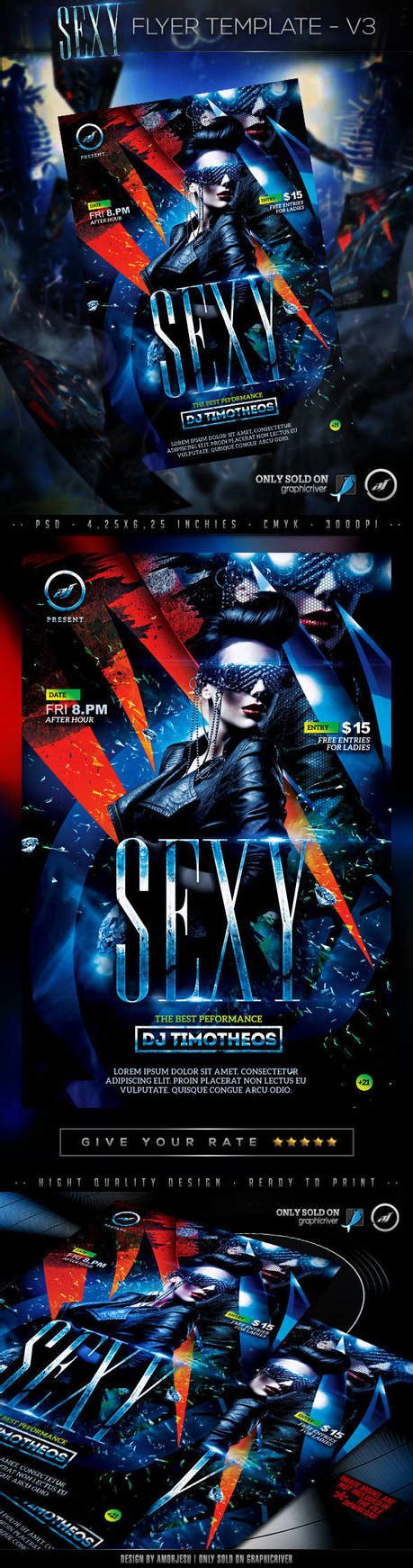 Sexy Flyer Template V3 By Amorjesu On Deviantart