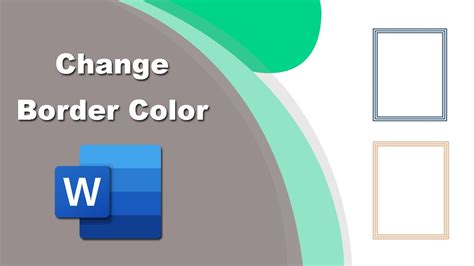 How To Change A Border Colour In Word At Kasey Bailey Blog