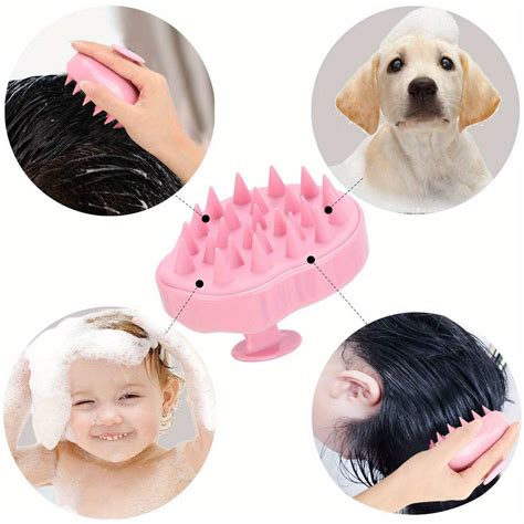 1 Piece Scalp Massager Shampoo Brush Shower Head Washer Cleaner For