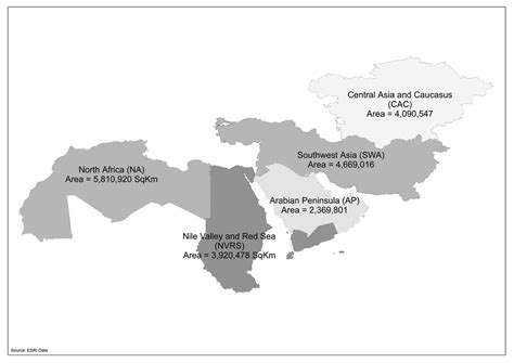 Map Of Central And South West Asia North Africa Map Of Africa And