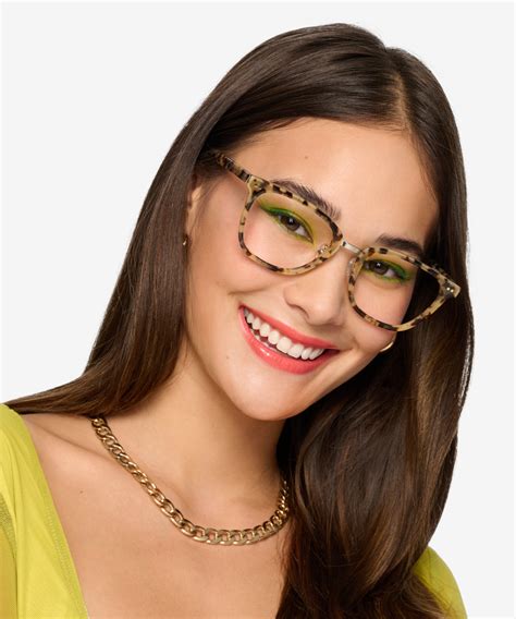 Biblio Square Ivory Tortoise Full Rim Eyeglasses Eyebuydirect Canada