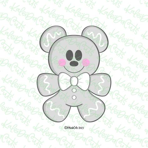 Mouse Gingy Cookie Cutter Kaleidacuts