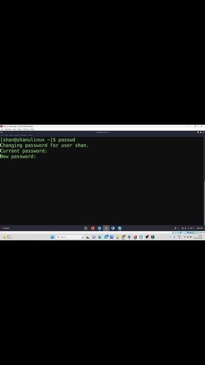 Linux Passwd Command Explained In 1 Minute Shorts Youtube