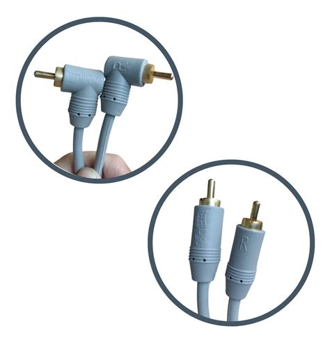 Cabo Rca Metro Technoise S Rie Pro Conector Em L