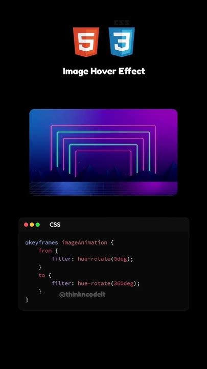 Image Hover Effect 😲 Html Css Coding Shorts Viral Youtube