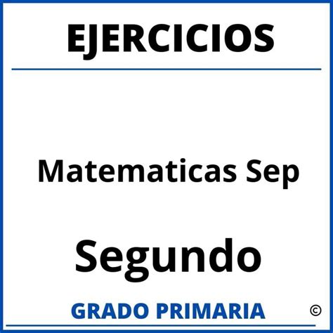 Ejercicios De Matematicas Sexto Grado Segundo Trimestre