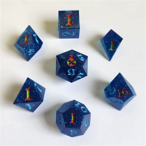Plasma Grenades 7 Piece Dice Set Etsy