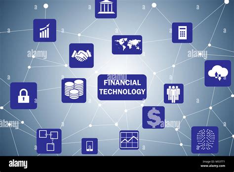 Fintech In Financial Technology Concept Stock Photo Alamy