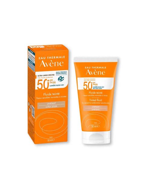 Protector Solar Fluido Spf 50 Color 50 Ml Avène Dermatodo