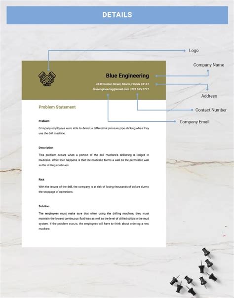 Technical Problem Statement Template Prewrite Technical Problem Statement Template Prewrite
