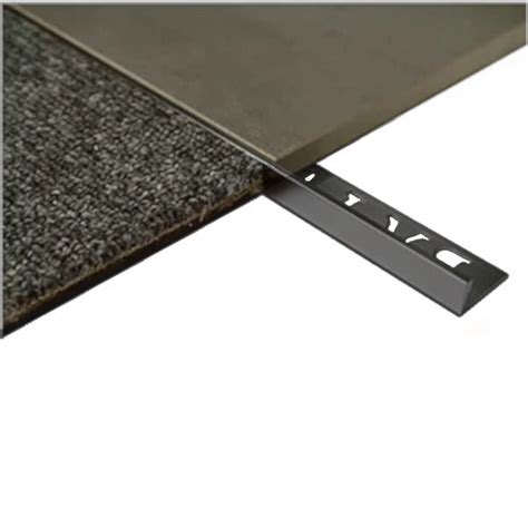 Aluminium Tiling Angle Perforated 9mm Greybrick