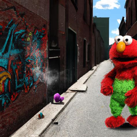 Elmo Getting Tickled By Weed R Aiartonweed