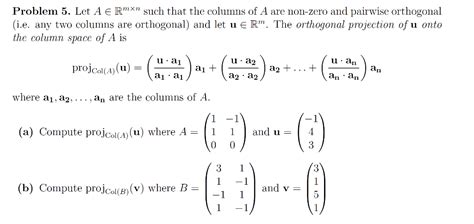Solved Problem Consider The Inconsistent System Of Linear Chegg