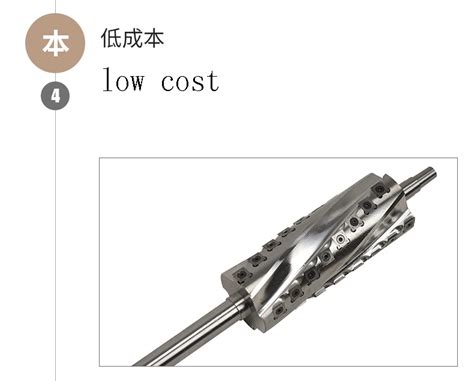 Livter Indexable Replacement Spiral Cutterhead Helical Cutter Head For Wood Planer Cutter