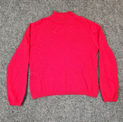 Pendleton Sweaters Vintage Pendleton Mock Neck Wool Sweater Red