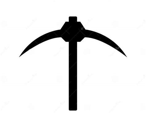 ícone Picaxe Ilustrado No Vetor Sobre Fundo Branco Ilustração Stock Ilustração De Branco