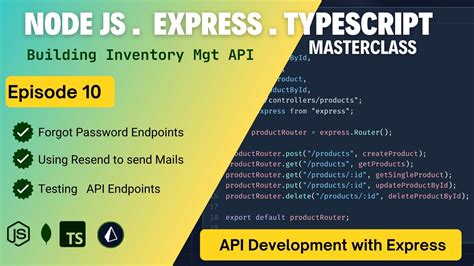 ep 10 building forgot password verify token and reset password endpoints node js api