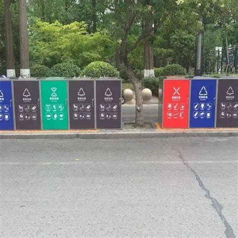 邳州城区垃圾桶网格图公布， 红绿蓝灰”你投对了吗分类管理回收