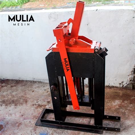 Jual Mesin Bata Interlock 3 Lobang Manual Cetakan Bata Interlocking