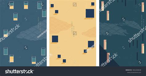 Abstract Architectural Background Geometric Pattern Vector Stock Vector