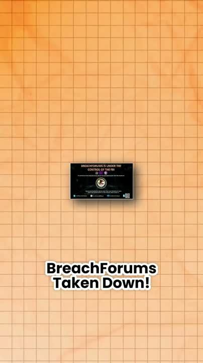 [video] Xact It Solutions Inc On Linkedin 🚨 Fbi Shuts Down Major Dark Web Breachforum
