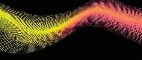 Premium Photo Futuristic Abstract Design With Glowing Neon Waves And Particles Symbolizing