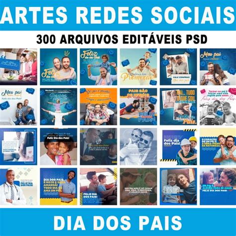 Artes Editáveis Pais Redes Sociais Propagandas Banners Psd Elo7