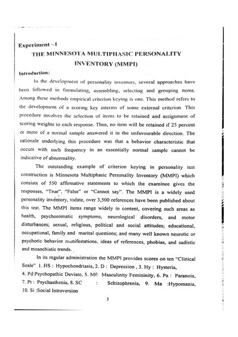 Solution The Minnesota Multiphasic Personality Inventory Mmpi Studypool