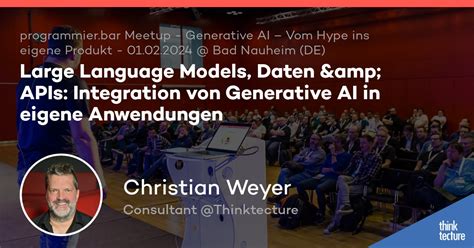 large language models daten and apis integration von generative ai in