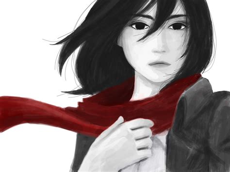 Mikasa Ackerman Shingeki No Kyojin Drawn By Nafu Danbooru