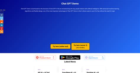 AI Tool Chat GPT Demo