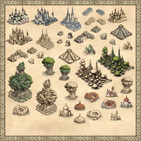 The Elder Scrolls Settlements Towns Ruins Map Assets Pack