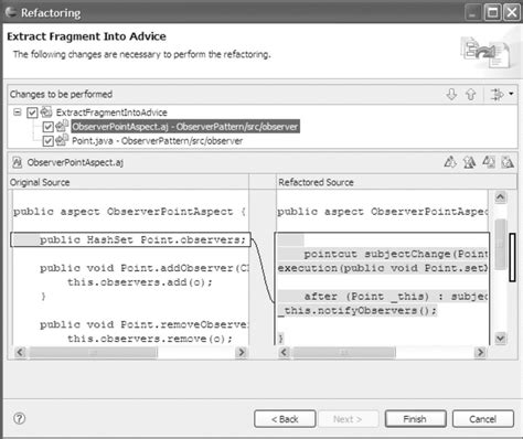 Figur A 11 Wizard Para Refactoring Extract Fragment Into Advice