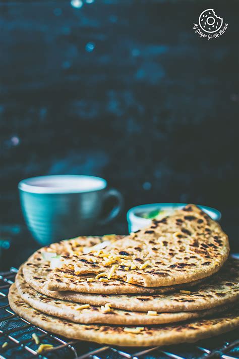 Sev Stuffed Paratha Recipe Video How To Make Quick Bhujia Paratha